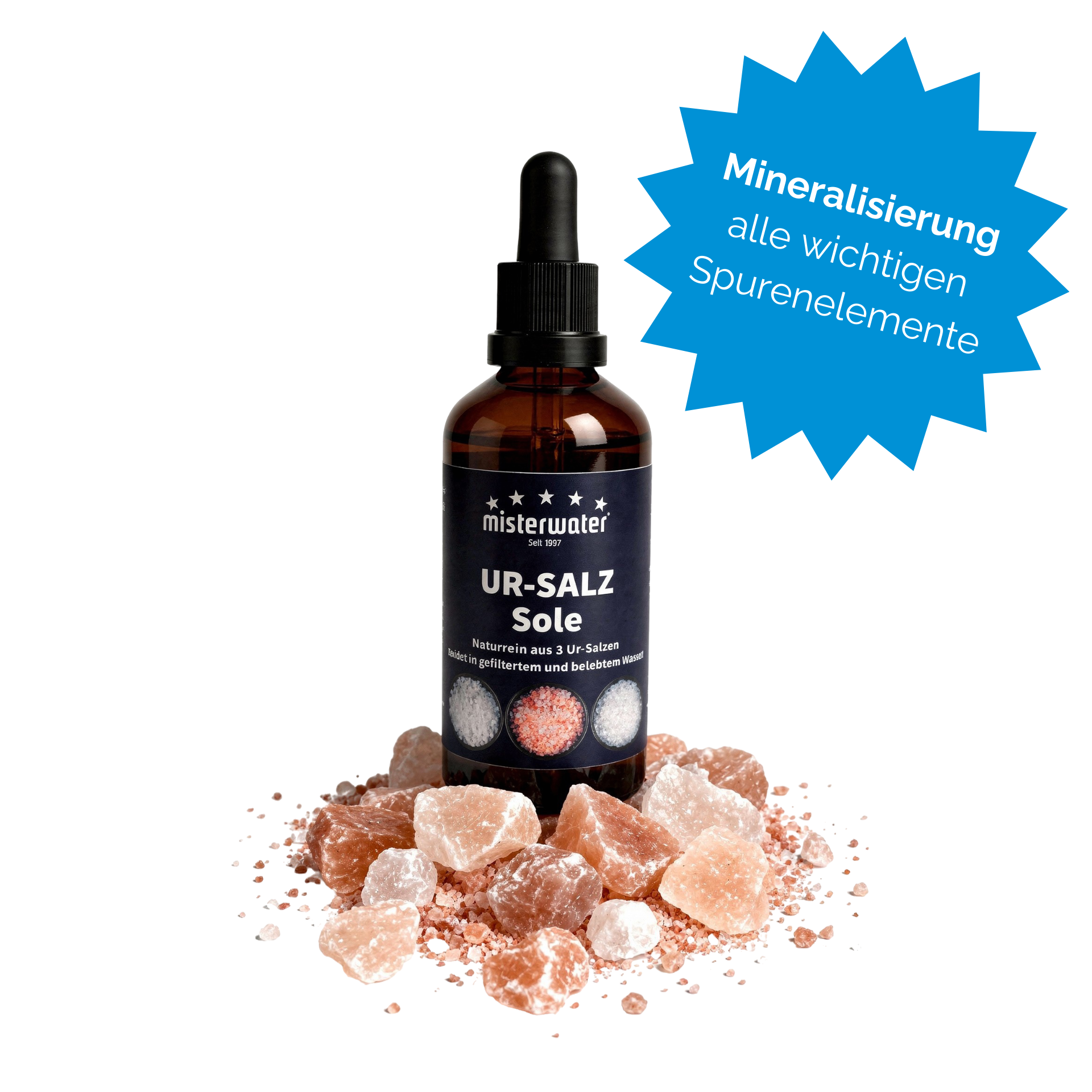 Ur-Salz Sole – Naturreine Sole aus drei ursprünglichen Salzen ...